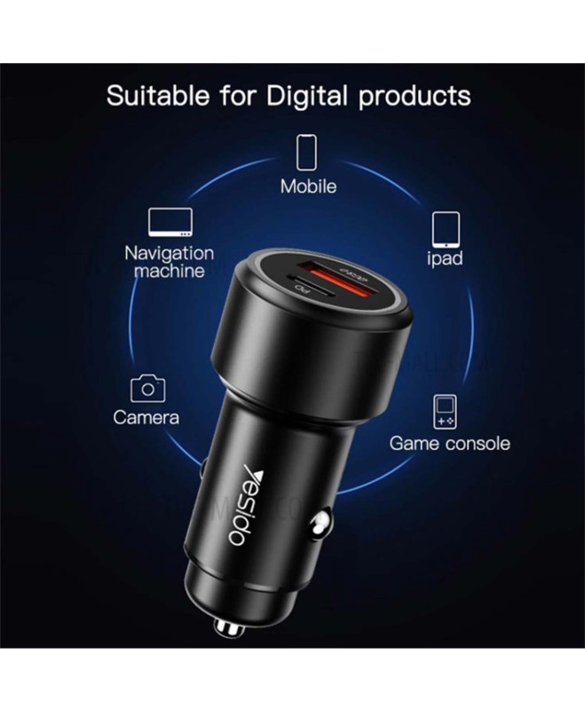 شارژر فندکی یسیدو مدل Y42