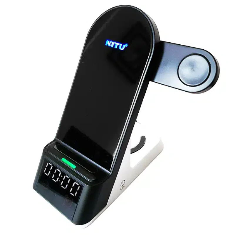پایه نگهدارنده و شارژر وایرلس 3IN1 نیتو NITU NT201