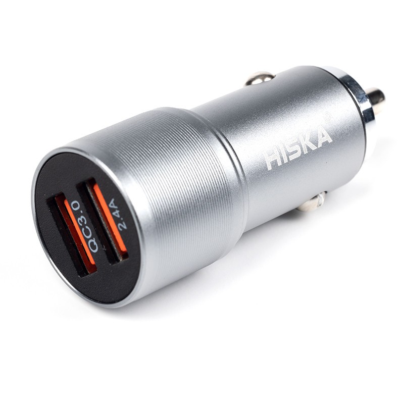 شارژر فندکی هیسکا مدل CC-309Q به همراه کابل تبدیل USB-C