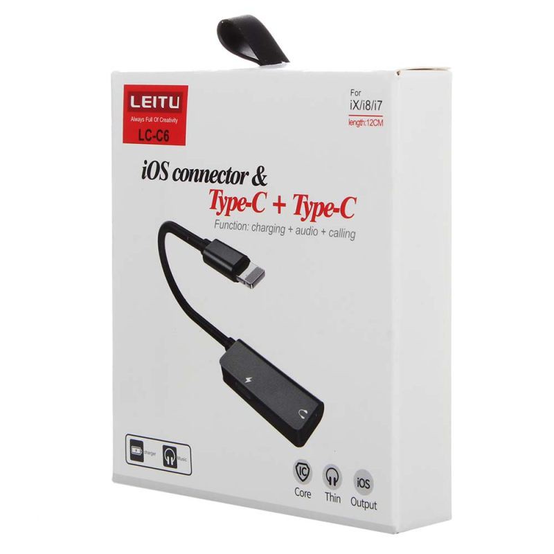 مبدل لایتنینگ به Type-C لیتو مدل LC-C6