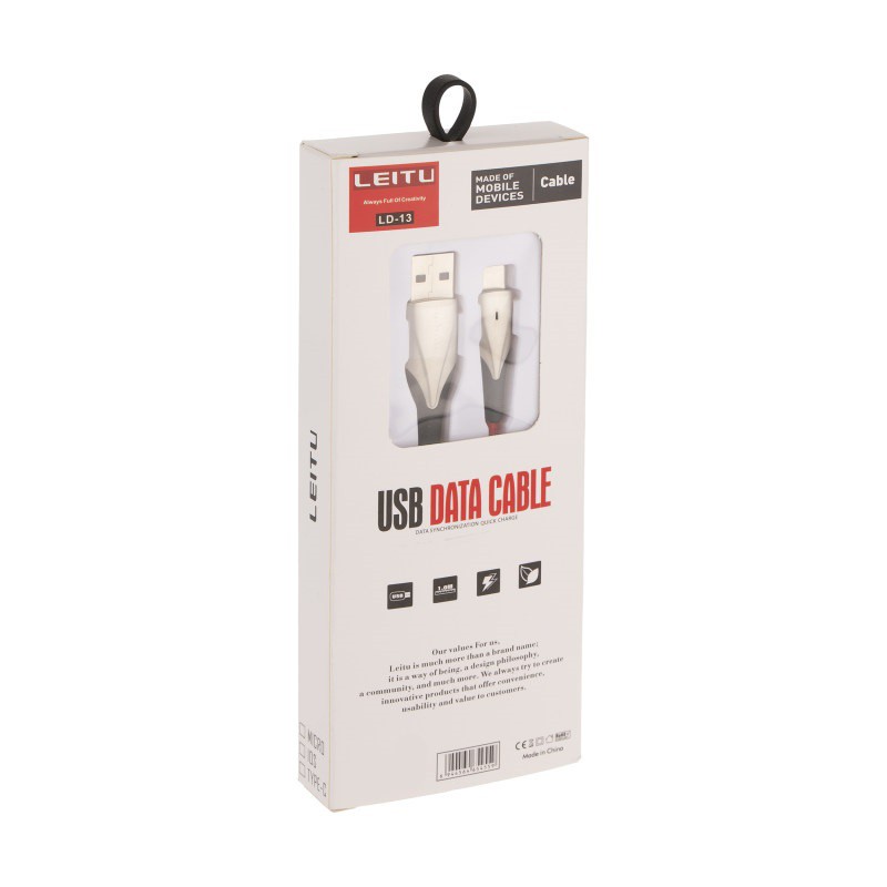 کابل Type-C لیتو مدل LD-13 طول 1 متر