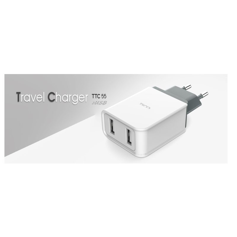 شارژر دیواری تسکو مدل TTC55 به همراه کابل microUSB