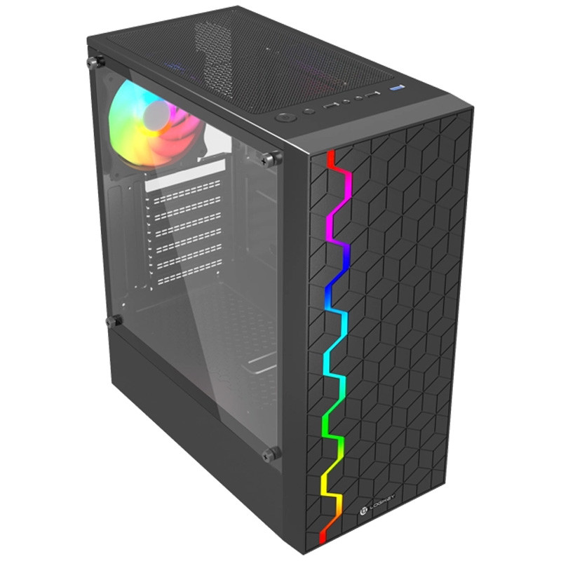 کیس کامپیوتر لاجی کی مدل C231B RGB