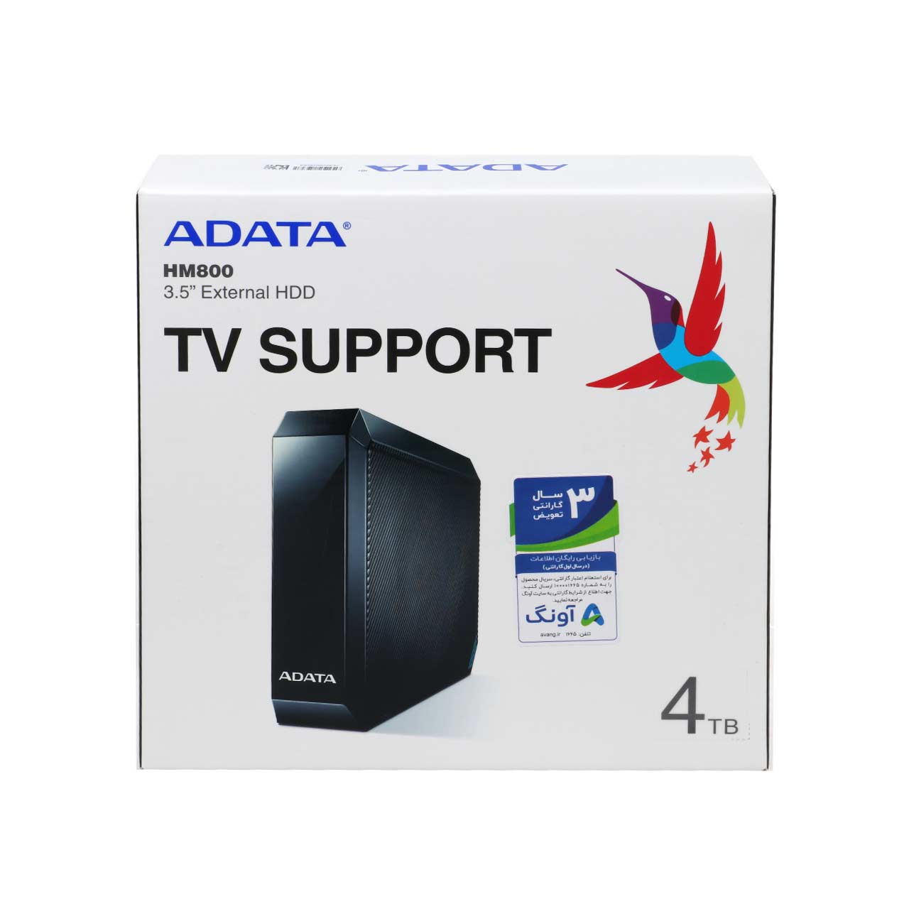 هارد اکسترنال ای دیتا مدل HM800 ظرفیت 4 ترابایت