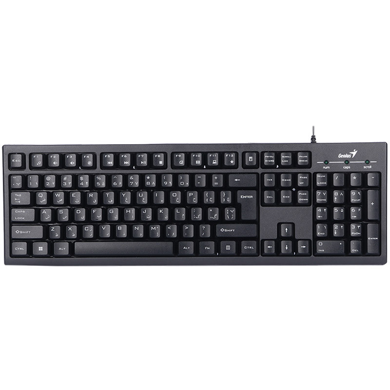 کیبورد با سیم جنیوس مدل KB-100