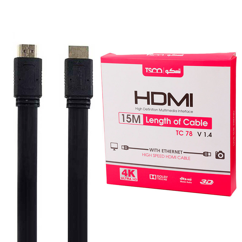 کابل HDMI 4K تسکو مدل TC78 به طول 15 متر
