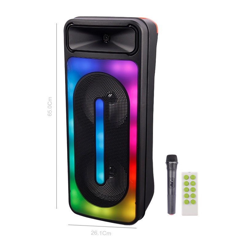 اسپیکر بی سیم قابل حمل مدل KTS-1762 همراه با میکروفون و ریموت کنترل